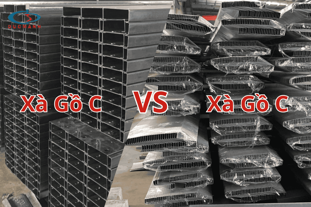 So Sánh Toàn Diện Giữa Xà Gồ C Và Xà Gồ Z Thép Đức Mạnh